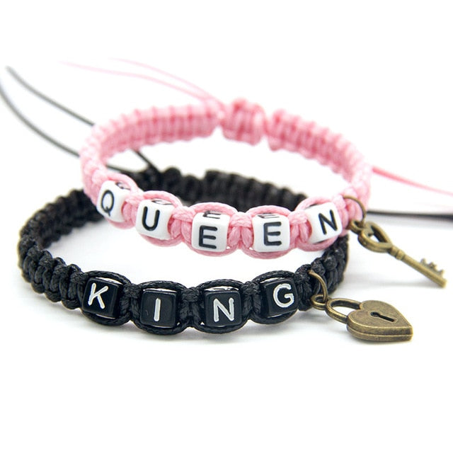 Bracelet Couple Cadenas Clef – Royaume Éternel
